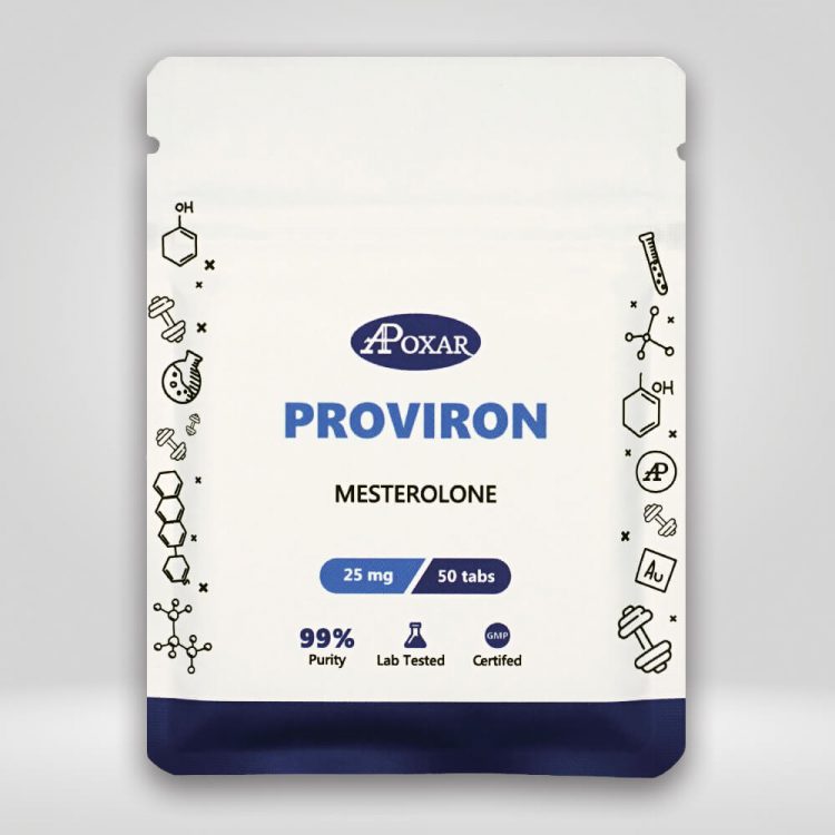 Mesterolone (Proviron) 25 mg, 50 tablets - Apoxar Labs